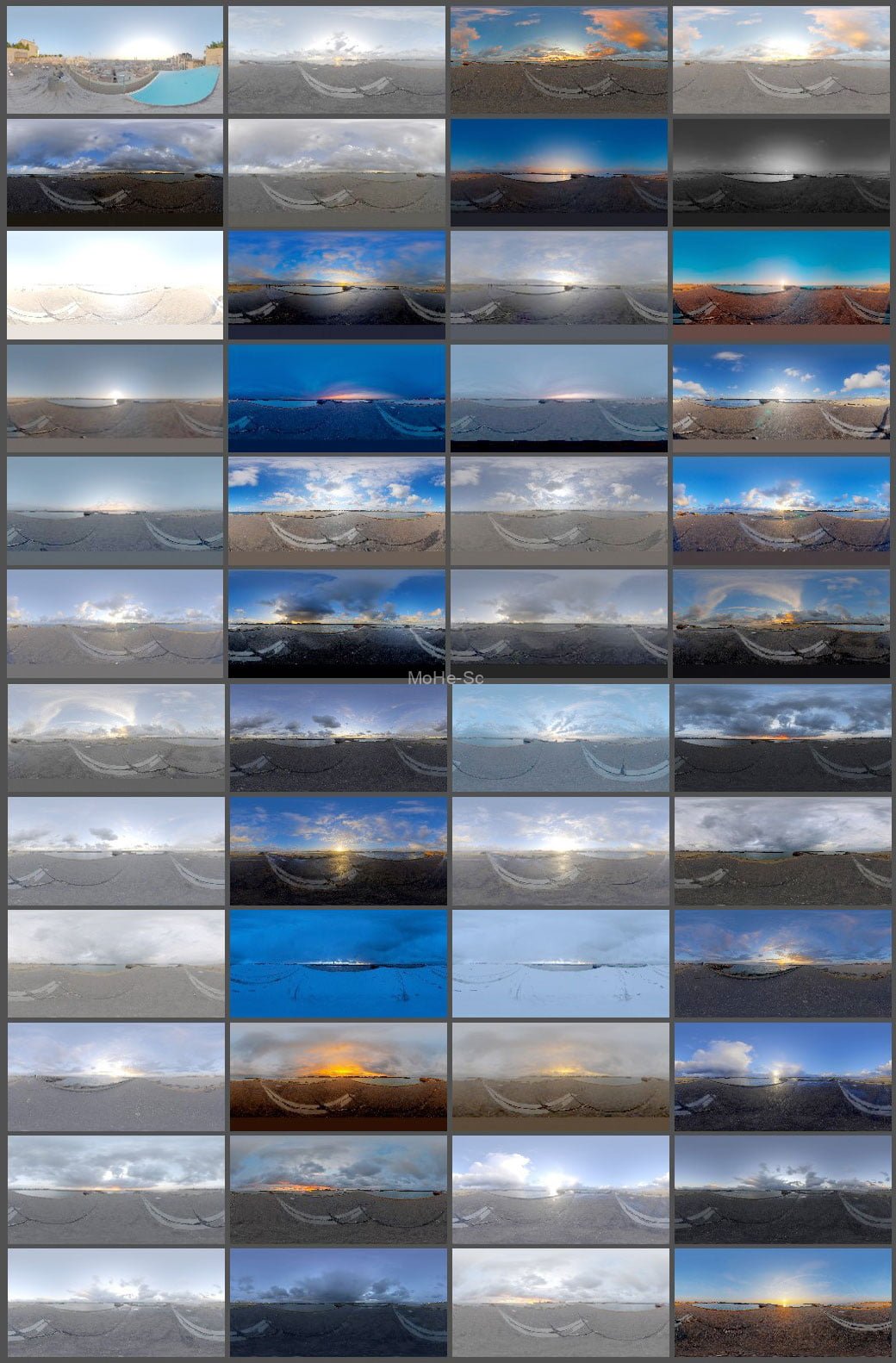 C4D室内天空灯光环境高清HDR贴图204个预设素材