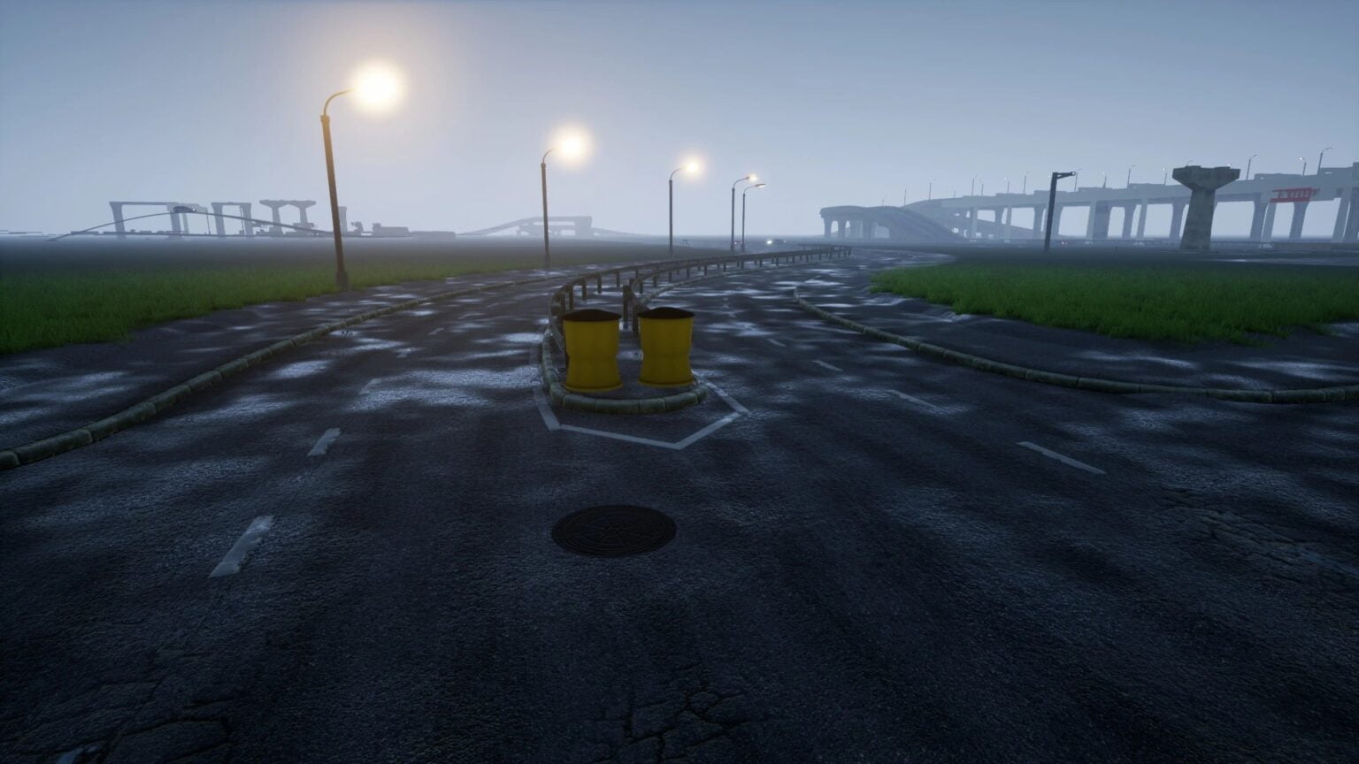 UnrealEngine4交通车辆公路道路创建插件Spline Road Tool Features Overview