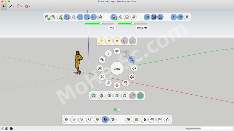 草图大师圆盘菜单插件 Curic Pie Menu v1.2.0 For SketchUp 2020 ~ 2022